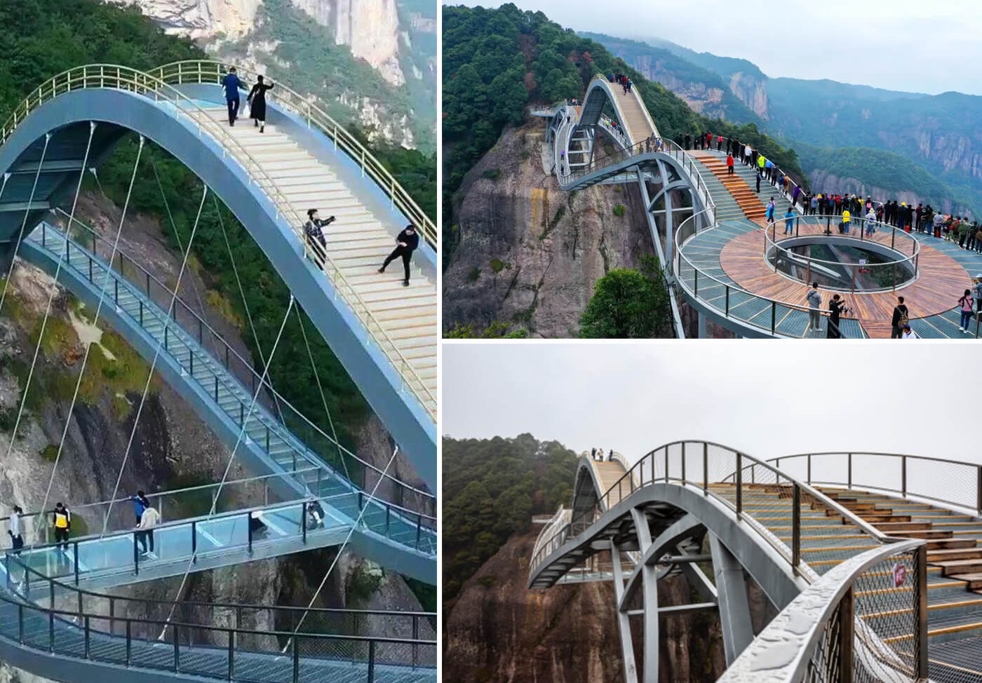 Ruyi bridge, the dizzying wave in the clouds